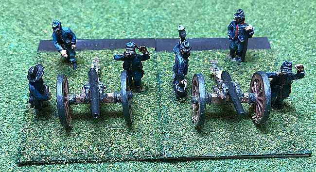 ACW Confederate - 3" "Ordnance" Rifled Guns & Crew