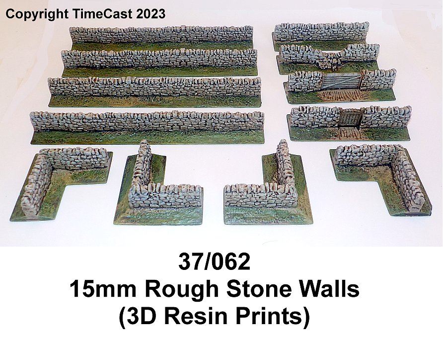 Rough Dry Stone Wall Set (15mm)