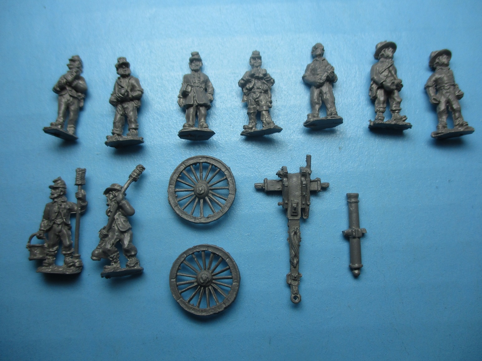 ACW Confederate -24pdr Howitzers & Crew